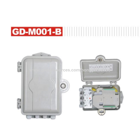 Gd-m001-b Smc 8 Core Fiber Box With 1pcs 1x8 Plc - China Wholesale ...