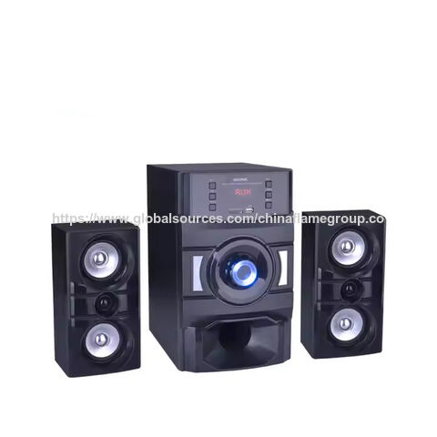 Powered Computer Horn Subwoofer Speakers, Bluetooth Sound Bar, Karaoke ...