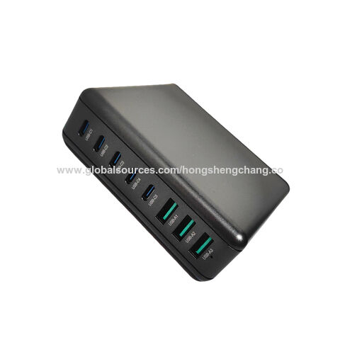 280w Usb C 8-port Pd Laptop Mobile Smart Device Gan Charger Adapter ...