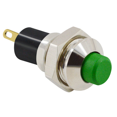 Honyone 10mm Latching 2pin Spst On-off Pushbutton Switch ,3a 125vac ...