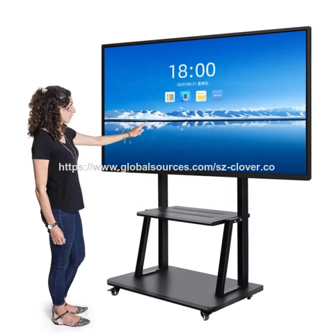 55 65 75 86 98 Inch Interactive Panel Interact Flat Panel Smart Board ...
