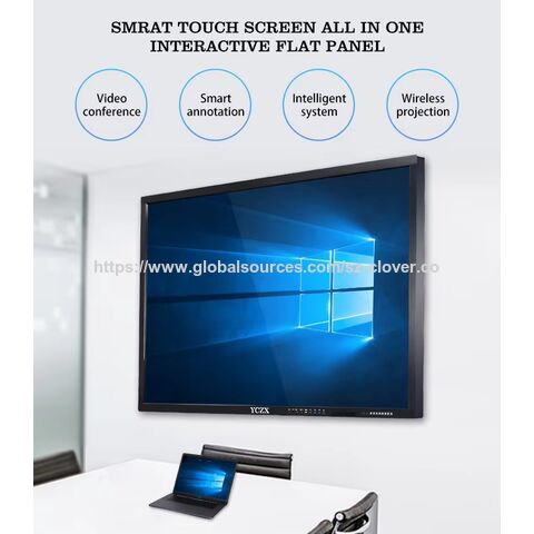 100 Inch Finger Touch Portable Interactive Smart Board For Education ...