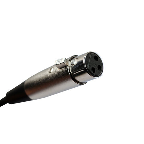 Black Zinc Alloy Head Xlr Microphone Cable Cannon Double Shielded 6 ...