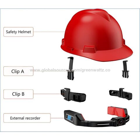 4g Ppe Helmet With Removable Gps Tracker Intercom Camera Sos Alarm Face ...
