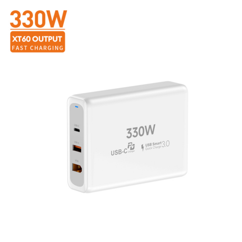 330w Pd+qc3.0 Gan Fast Charger - High-power Usb-c And Usb-a ...