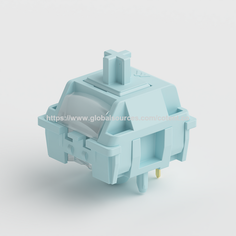 Ktt Content Silent Blue Switch 5pins Linear Mechanicalkeyboardswitches ...