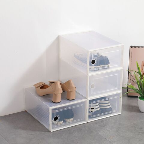 Sneaker Boxes Wholesale Shoe Container Cubes For Sneaker Stackable ...