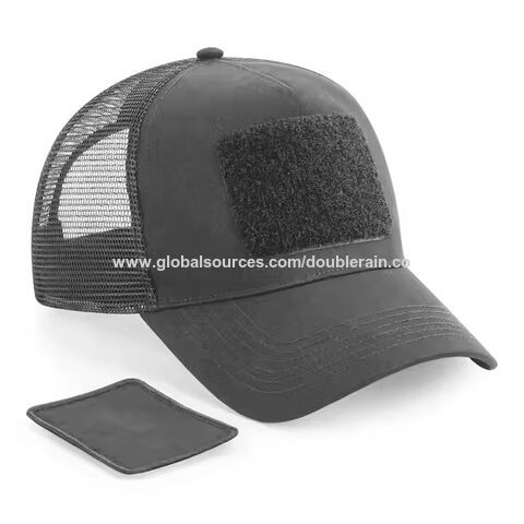 Bulk Buy China Wholesale 5 Panel Cap Custom Removable Patch Trucker Hat ...