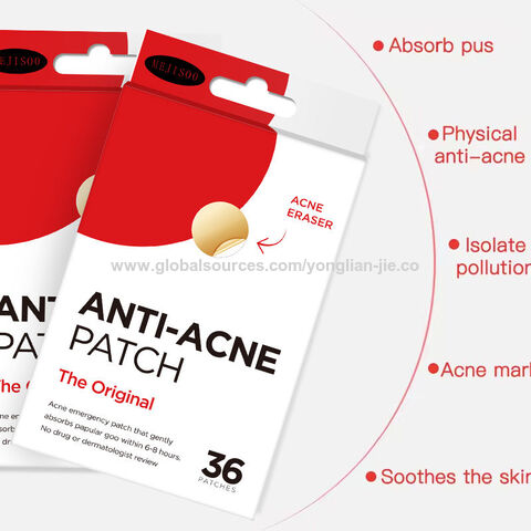 Foreign Anti-acne Patch Acne Patch 36 Capsules Acne Patch Hydrocolloid ...