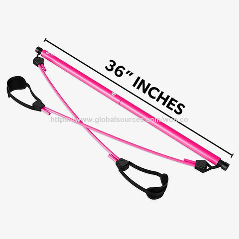 Detachable Sports Accessory Yoga Club Pilates Bar Kit With Adjustable ...