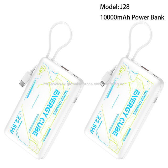 Joko Hot Selling Fancy Shape Design 10000mah Power Bank With Build-in ...