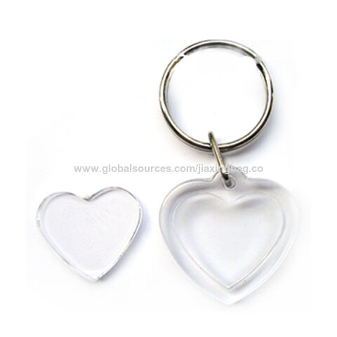 Custom Photo Insert Blank Transparent Plastic Keychain $0.2 - Wholesale ...