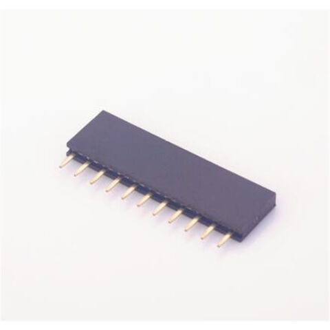 Manufacturers Supply In-line 180 Degree Single Row 2-40p Female Header ...