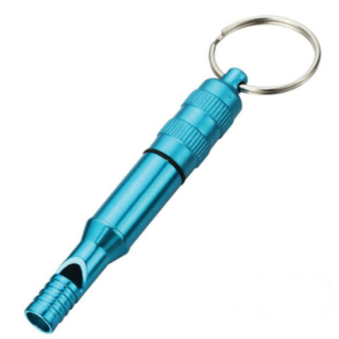 Promotional Metal Whistle Keychain, Available In Multiple Colors ...