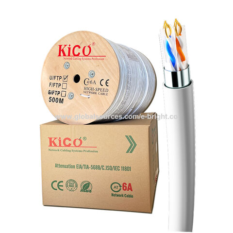 Kico High Speed Lzsh 10g Indoor Ethernet Cat6a Network Lan Cable U/ftp ...