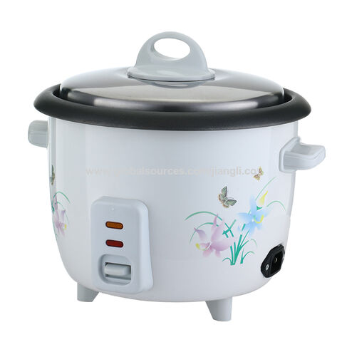 Popular Flower Printed Design Automatic Rice Cooker With Non Stick Aluminium Pot 2.8l Drum ...