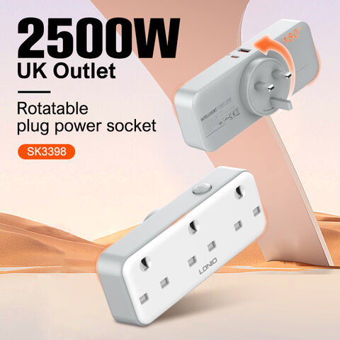 Ldnio Sk3398 Uk Power Sockets Wall Socket With Switch And Usb Charging ...