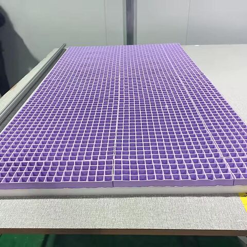 Chinese Manufacture Latex Memory Foam Silicone Purple Poe 4d Air Fiber ...