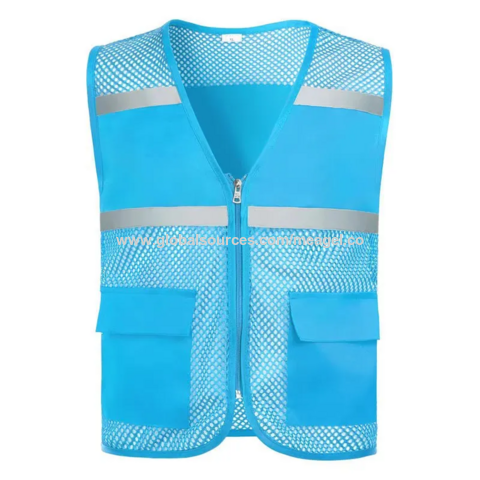 Industrial Safety Construction Work Running Safety Vest Reflective High ...