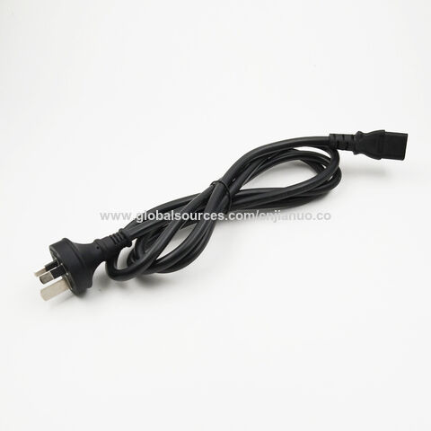 Type I Plug To Iec C13, 15a Au Nz Power Lead Standard Grounding 3-core ...