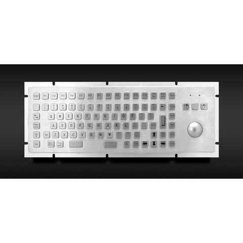 Ip65 105 Keys Industrial Metal Keyboards Integrated Rugged Keyboard ...