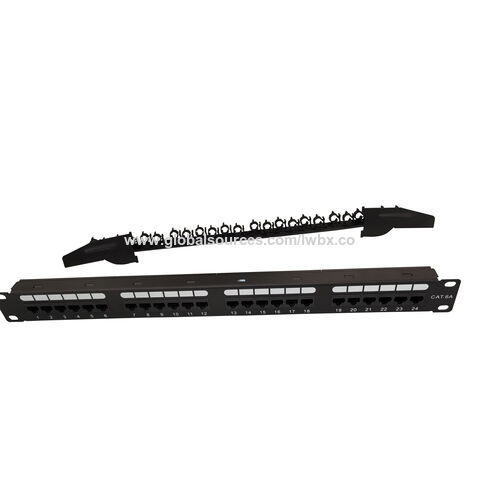 19 Inch 1u 24 Port Cat6a Utp Network Distribution Frame - Expore China ...