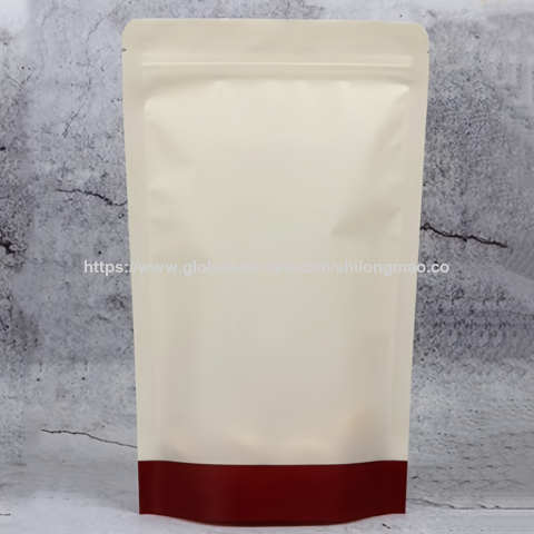 Factory Price Wholesale Custom Eco Friendly Printed Stand Up Ziplock Brown Kraft Paper Packaging ...