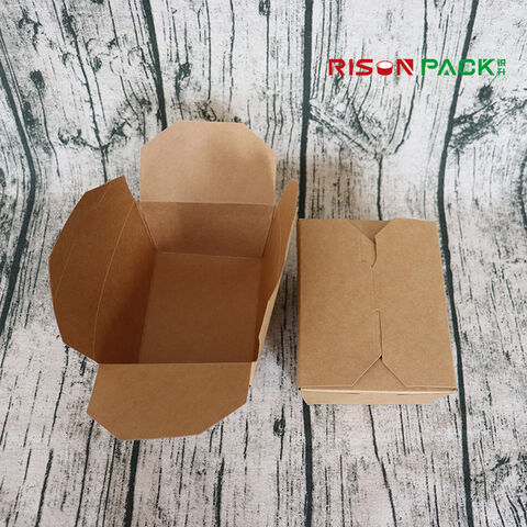 Square Eco-friendly Takeaway Paper Food Boxes At Factory Prices For ...
