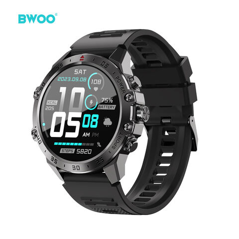 Bwoo Wireless Voice Calls Smart Watch Fashion Classic Man Full Screen 1 ...