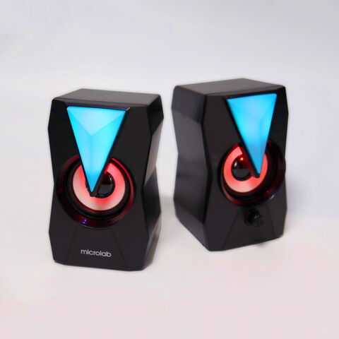 2.0 Usb Computer Speaker, Multimedia Led Speaker, Usb Powered Gaming ...
