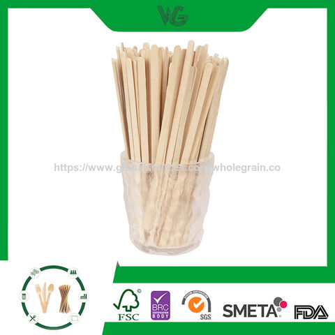 Wg 7.5" Compostable Splinter-free Birch Wood Coffee Stirrer From China ...