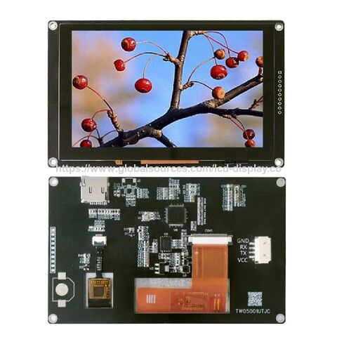 Factory Direct High Quality China Wholesale Industrial Grade Hmi 5.0 Inch 480x800 Hmi Uart Rs232 ...