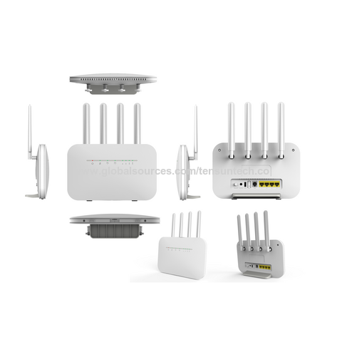 4g Cat6 Cpe With B42 B43 , 802.11 B/g/n/ac, 1200mbps Wifi Router, 4 ...