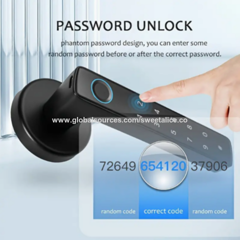 Smart Door Locks, Digital Electronic Locks With Code, Motorized Door ...