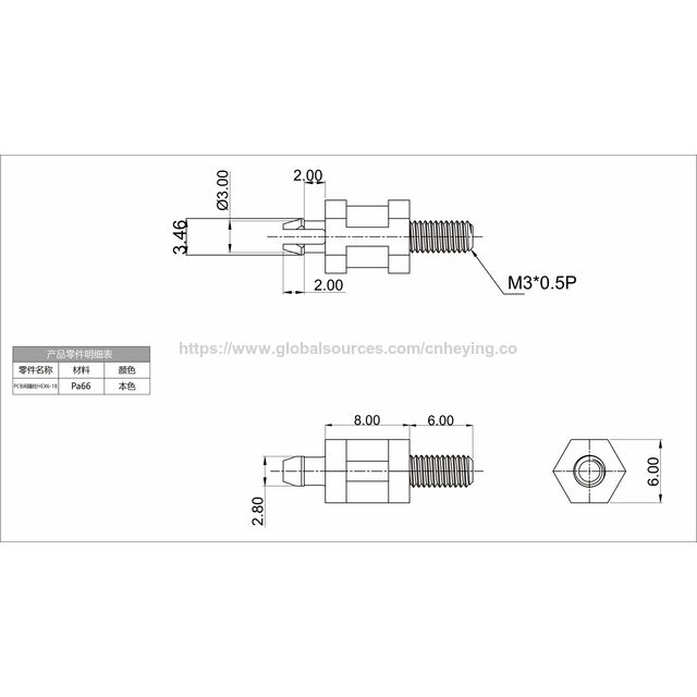 Bulk Buy China Wholesale Hex6-18 High Quality Plastic Pcb Spacer ...