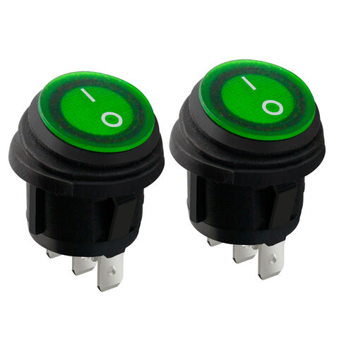 Honyone Manufacturer 20mm Round Waterproof Ip65 Rocker Switch12a 125v ...