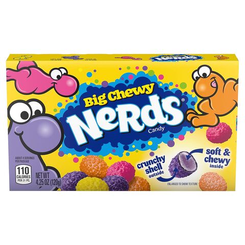 Big Chewy Nerds Candy, 4.25 Oz ? 120 G, 12 Pack - Buy United States ...
