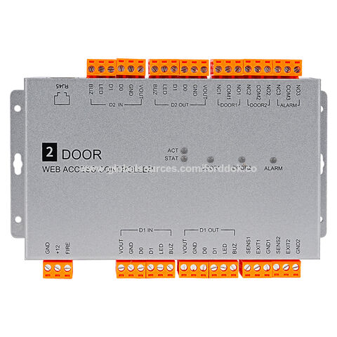 Hot Selling Tcp/ip 2 Doors Double Way Access Controller Web Based Access Control Board With ...