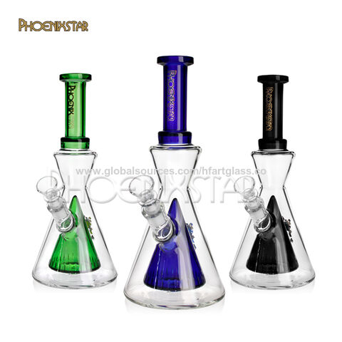 Phoenix 10 Inches Beaker Glass Bong Borosilicate Smoking Water Pipe ...