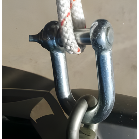 U S Type Wll 17t 1 1/2 Inch Screw Pin Anchor Bow Shackle, Screw Pin ...