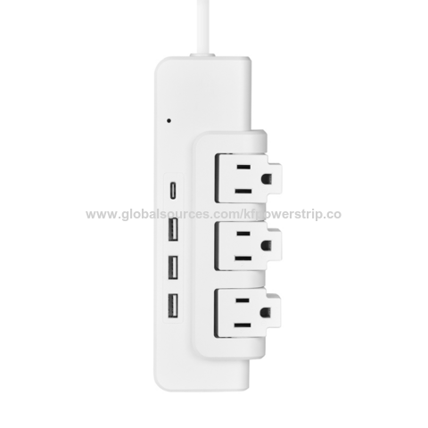 Us 3 Outlets Rotating Power Strip Surge Protection Indicator 1020j With ...
