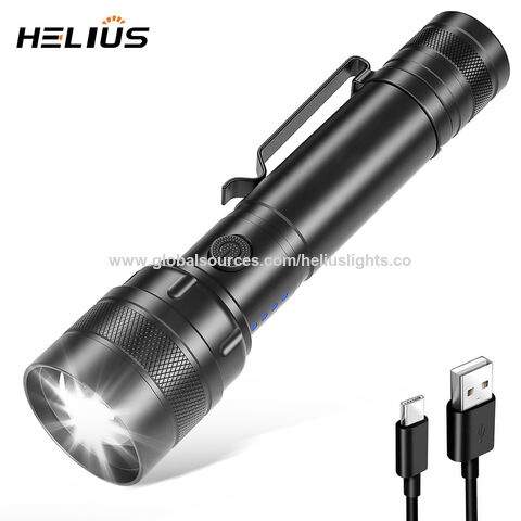 Helius Wholesale Super Aluminum Alloy T6 Led Telescopic Zoom Flashlight ...