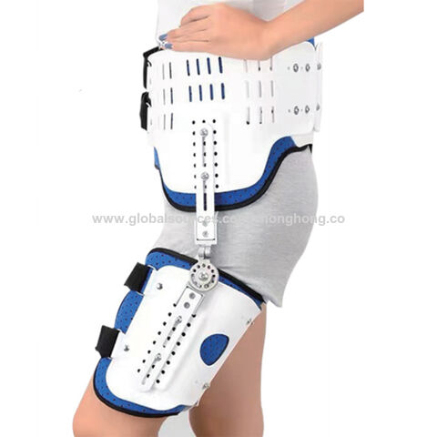 Hinged Hip Joint Fixation Brace Hip Fixator Abduction Bracket Orthosis ...