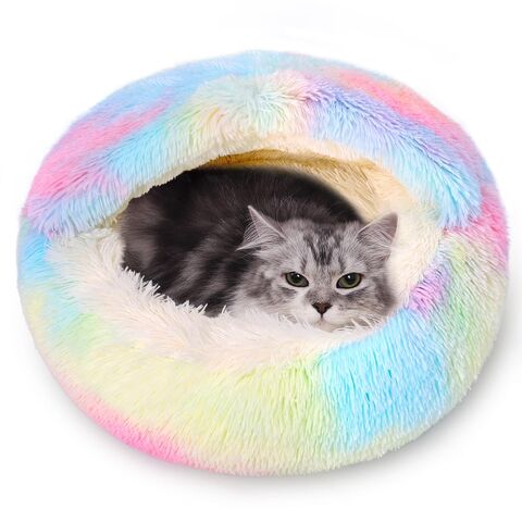 Odm Calming Dog Beds & Cat Cave Bed With Hooded Cover,removable ...