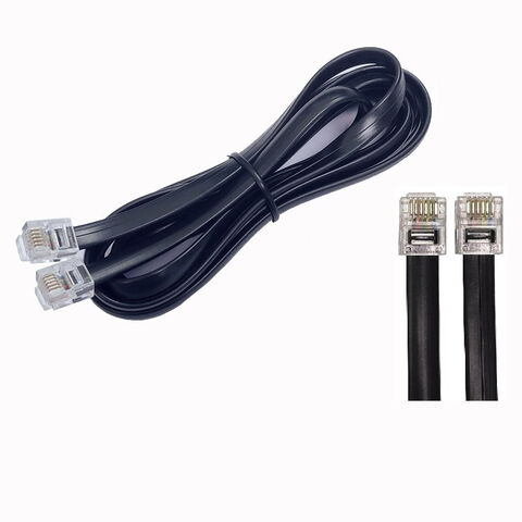 Factory Price For Telecommunications Rj11 Rj12 Rj45 Flat Telephone ...