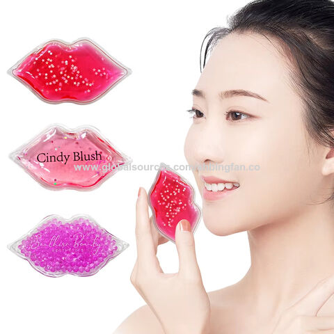 Hot Cold Lip Shaped Packs Beauty Care Cooling Pack Gel Ice Pack For ...