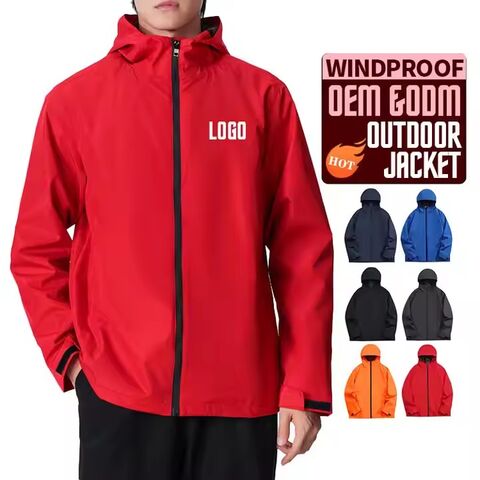 Oem Logo Customized Factory Wholesale Jacket Custom Windbreaker ...