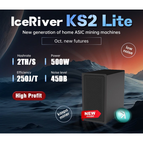 Asic Miner Iceriver Ks2 Lite 2t Kas Kaspa Crypto Mining Blockchain ...