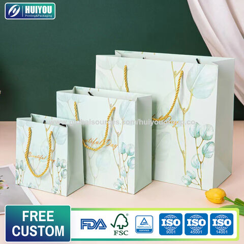 Paper Gift Bag Custom Marble Private Label Elegant Luxury Paper Bag ...