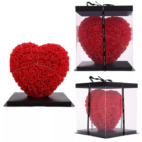 Best Seller Peach Heart Transparent Gift Box Love Creative Packaging ...